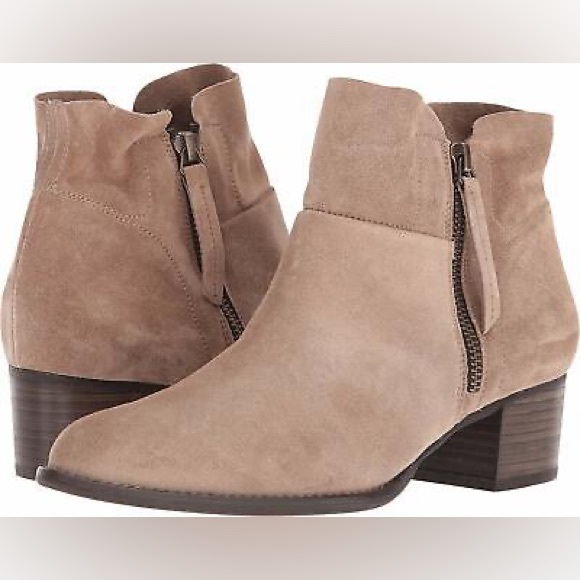 Paul Green | Shoes | Paul Green Pandora Bootie Antelope Suede Sz 65 ...